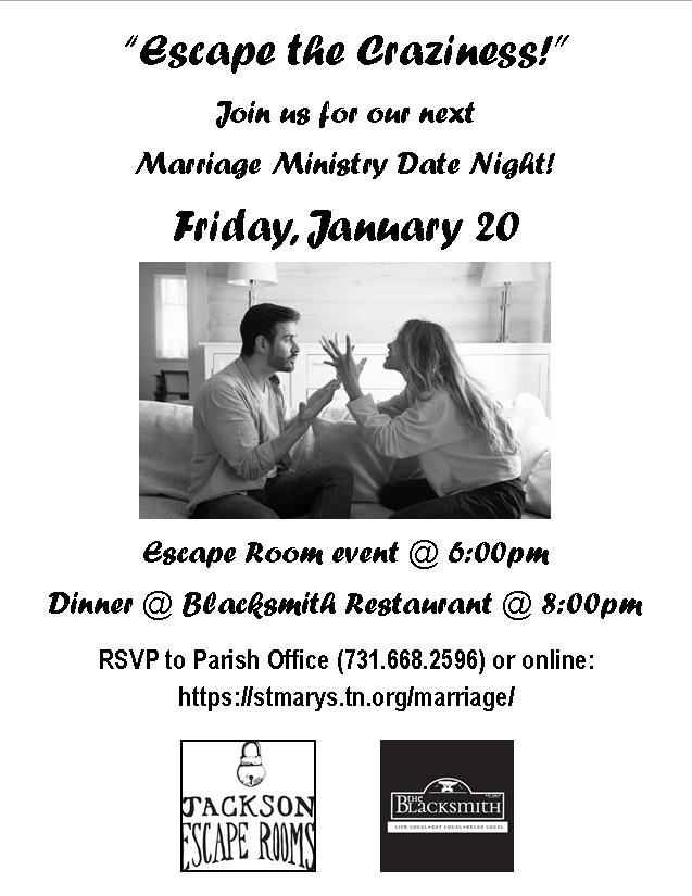 Marriage Ministry – St. Mary's Catholic Church